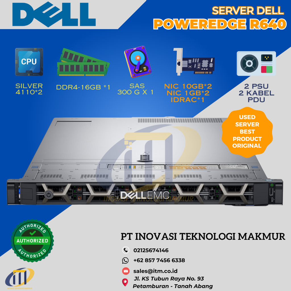 USED Dell R640 | PT Inovasi Teknologi Makmur